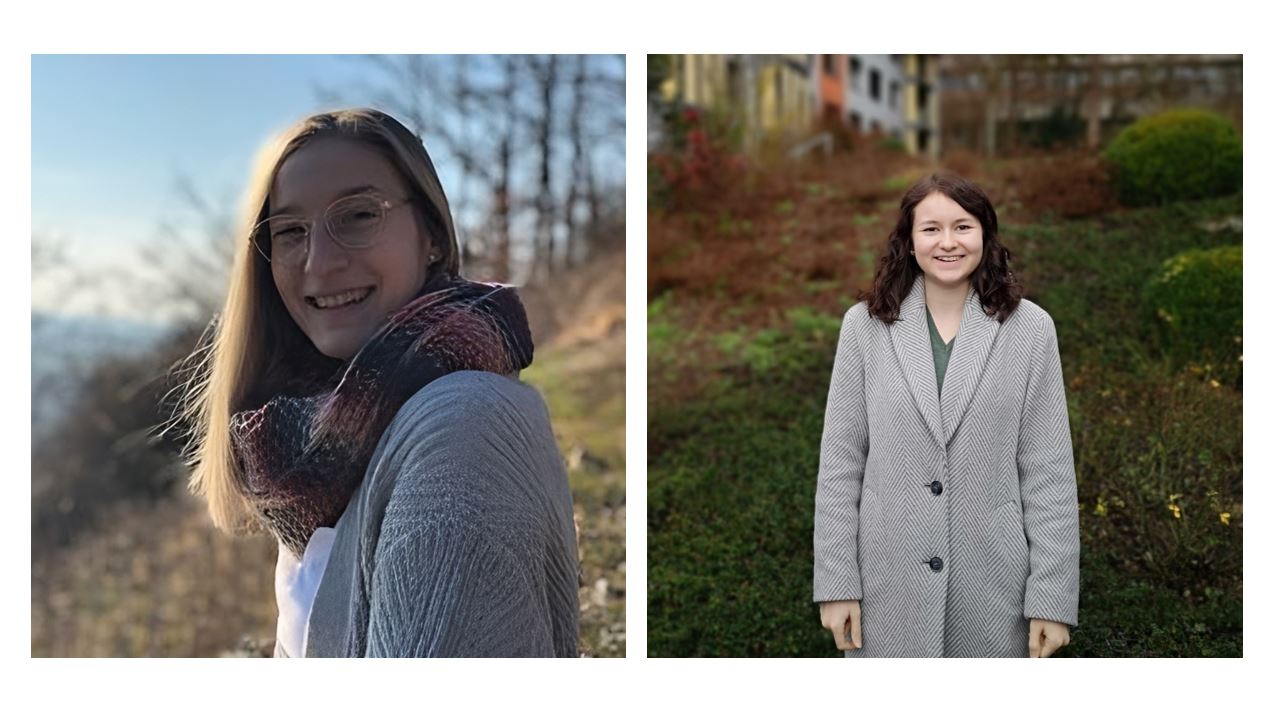 Die DeutschlandstipendiatInnen des Alumni-Vereins: Nina Groß und ...