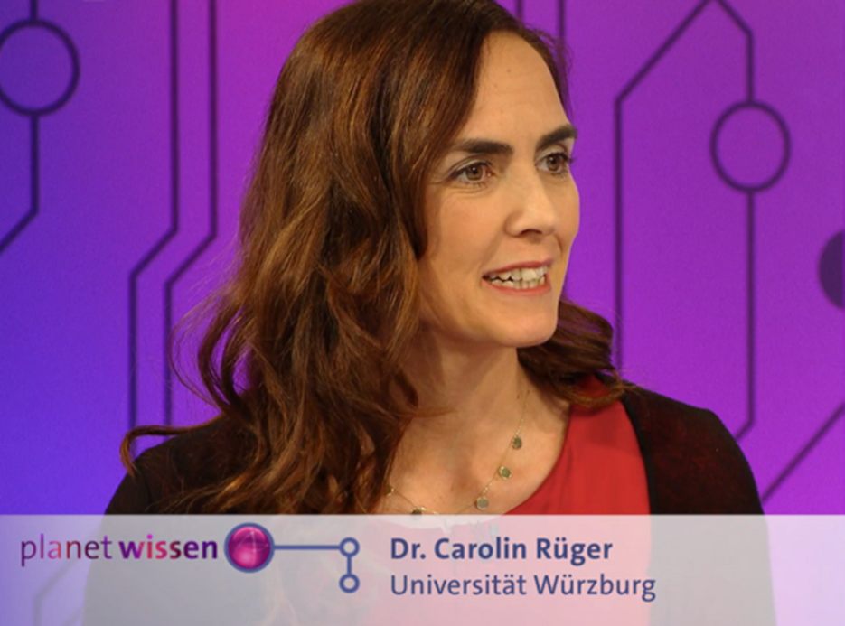 Dr. Carolin Rüger bei TV-Sendung „Planet Wissen“ - Fakultät für ...